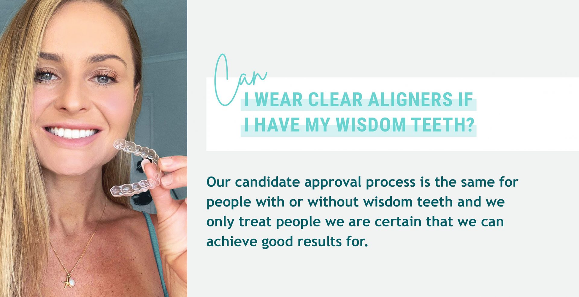 Can I Wear Clear Aligners If I Have My Wisdom Teeth?
