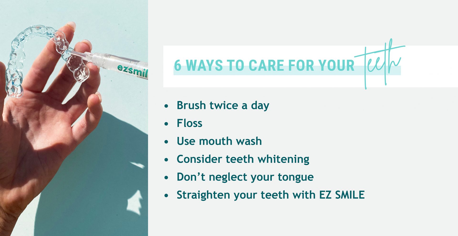 Prioritize Self Care for Your Teeth | EZ SMILE Tips