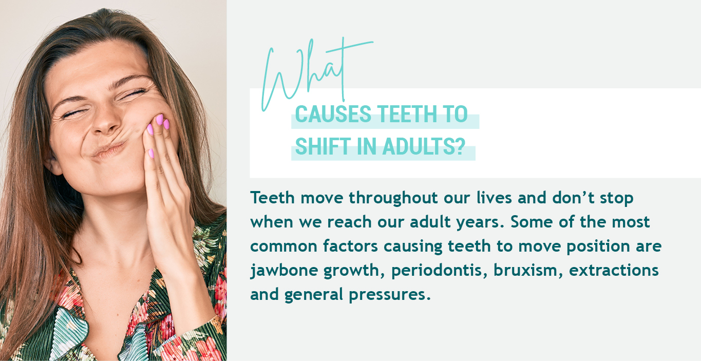 Causes of Teeth Shifting in Adults | EZ SMILE